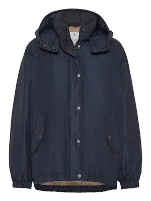 Brunello Cucinelli Hooded Jacket - Blue
