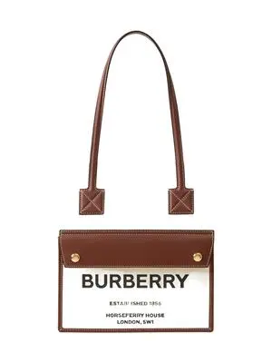 Burberry Freya Small Tote Bag - Beige