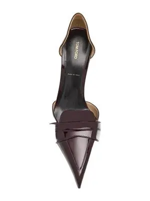TOM FORD Eva Patent Leather Pumps - Cherry