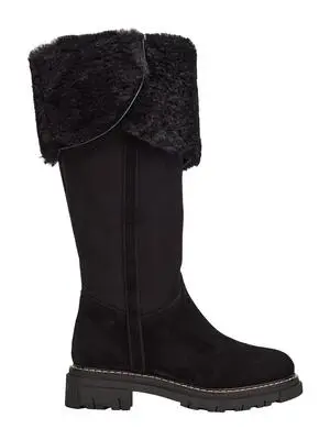 La Canadienne Shearling-lined Knee-high Boots - Black