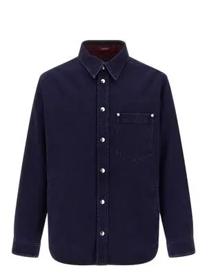 Gucci Reversible Cotton Shirt - Blue