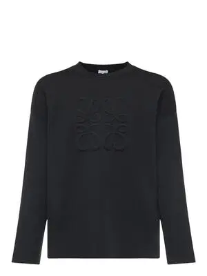 Loewe Anagram Wool Sweater - Black