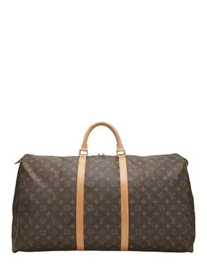 LOUIS VUITTON Monogram Keepall 60 - Brown