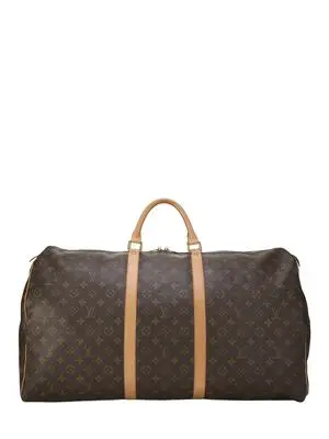 LOUIS VUITTON Monogram Keepall 60 - Brown