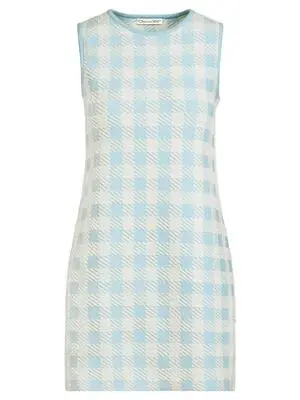 Oscar De La Renta Gingham Jacquard Shift Dress - One-color