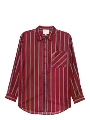 REFORMATION Eli Striped Shirt
