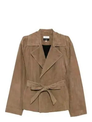 REFORMATION Veda Jaden Jacket - Brown
