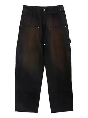 WILLY CHAVARRIA Faded-Effect Trousers