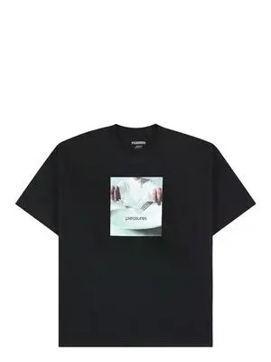 PLEASURES Breakfast T-shirt - Black