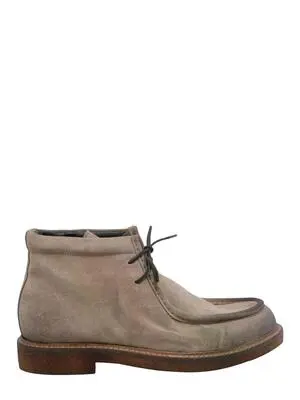 PAWELK'S Laced Round-toe Boots - Neutrals