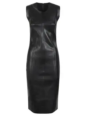 Norma Kamali Grace Panelled Dress - Black