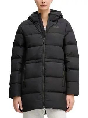 JACK WOLFSKIN Frozen Palace Hooded Coat - Black