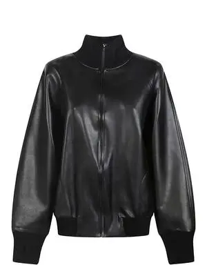 NORMA KAMALI High-Neck Zip-Up Jacket