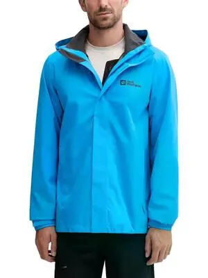 JACK WOLFSKIN Trailtime 2l Hooded Zip-up Performance Jacket - Blue