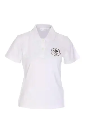 Moncler Logo-patch Polo Shirt - White