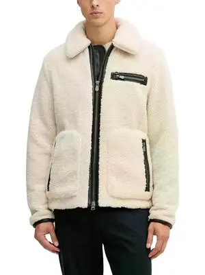 SAVE THE DUCK Sherpa Jacket - Neutrals