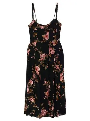 REFORMATION Katara Midi Dress - Black