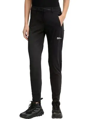 JACK WOLFSKIN Hikeout Zip-fastening Performance Trousers - Black