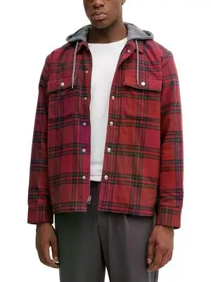 LEVI'S Francico Sherpa Flannel Jacket - Red