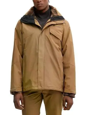 Columbia Zipped Reversible Hooded Jacket - Neutrals
