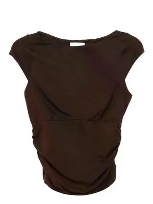 REFORMATION Madelyn Knit Top - Brown