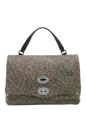 ZANELLATO Postina Animal-print Tote Bag - Brown