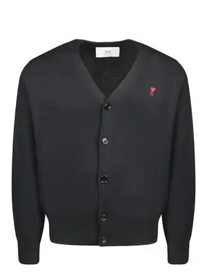 Ami Knit Cardigan - Black