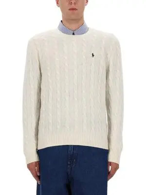 Ralph Lauren Cable Knit Sweater - Beige