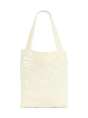 BODE Sequin Spotlight Tote Bag - Cream