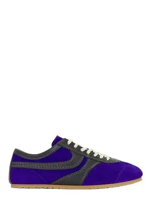 Dries Van Noten Suede Sneaker - Dark Purple