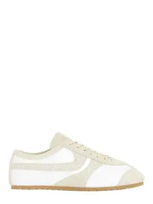 Dries Van Noten Suede Sneaker - White