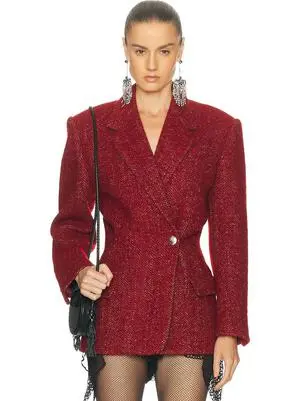 Isabel Marant Gallie Blazer - Deep Red