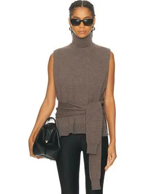 RÓHE Double Layered Top - Mud Melange