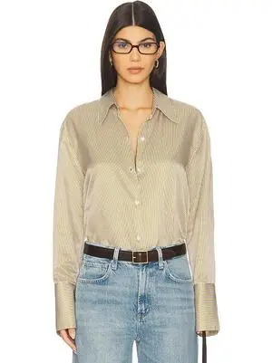Citizens Of Humanity Camilla Shirt - Bronze Stripe