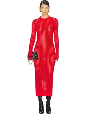 Blumarine Knit Dress - Lipstick Red