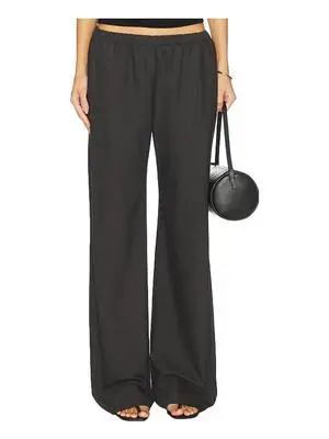 Enza Costa Everywhere Suit Pant - Charcoal