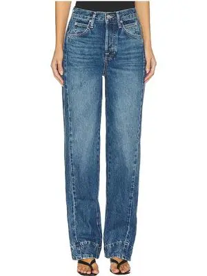 Free People We The Free Stick Around Slim Curve Jeans - Stay For The Morning
