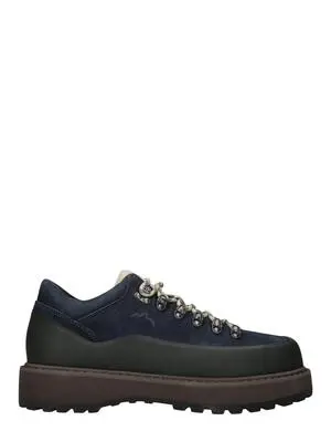 Diemme Suede Cornaro Low-Top Boots Navy
