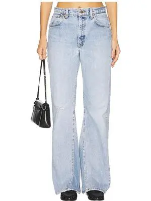 ALIGRACE Vintage Girlfriend Utility Jeans
