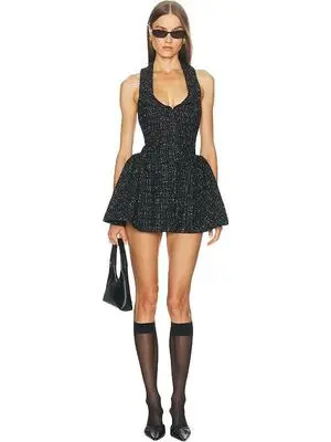 LOBA Deandra Tweed Mini Dress - Black Multi