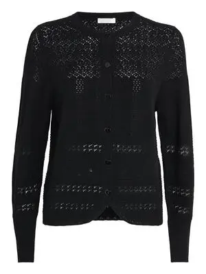 ERES Wool-cashmere Trio Cardigan - Black