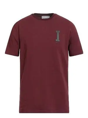 Iceberg T-shirt Burgundy Size Cotton, Elastane - Red