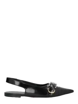 Givenchy Ballet Flats In Calfskin Leather - Black