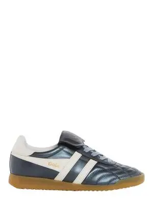 Gola Stadium '86 Leather Sneakers - Navy/off White
