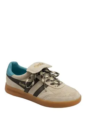 Gola Stadia 86 Leather Sneakers - Bone/mocha