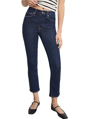 Good American Good Legs Straight Jeans - Indigo