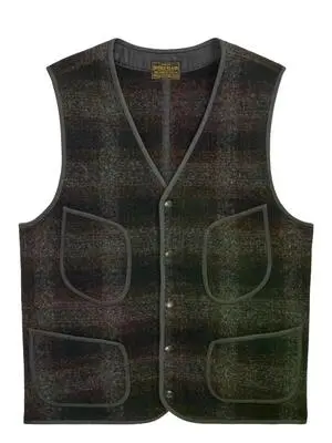 Ralph Lauren Checked Utility Vest - Brown