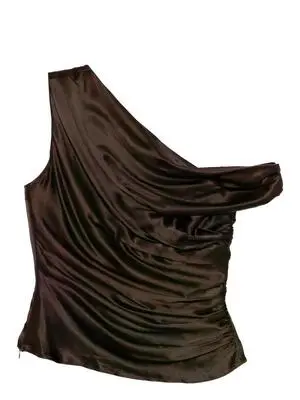 REFORMATION Hera Top - Brown