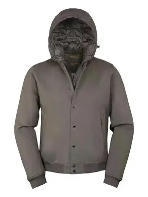 MOORER Callum-tz Hooded Jacket - Grey