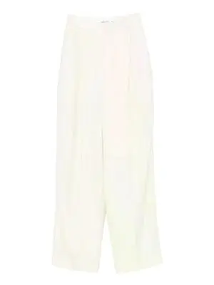 AYA MUSE Pleated Trousers - White